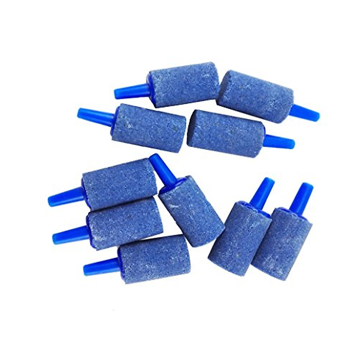 yueton Pack of 10 Cylinder Aquarium Bubble Air Stone Fish Tank Aerator