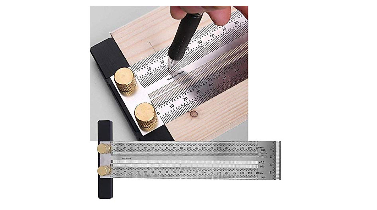 Precision Marking T-Rule: Accurate Scribing Ruler
