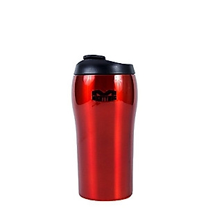 Mighty Mug - Stainless Steel Non-Tip Travel Mug - Double-Wall Insulated - Keeps Coffee, Tea and Drinks Hot for 6 Hours, Cold for 24 Hours, Leakproof, BPA-Free Tumbler, 16oz (2015 Red, 16oz)