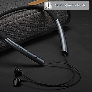 ESSONIO Bluetooth Headphones Wireless Earbuds Neckband with mic Noise Cancelling Wireless Headset 400 Hours Standby timefor Sports