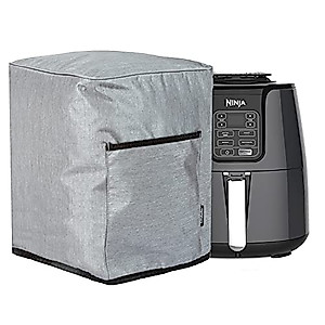 Crutello Air Fryer Cover with Storage Pockets for 4 Quart Fryer - Small Appliance Dust Covers