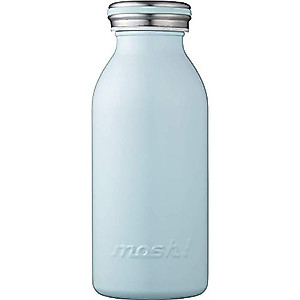 Water Bottle, Vacuum Insulated, Screw Type, Mug, Bottle, 1.2 fl oz (0.35 L), Turquoise, Mosh!
