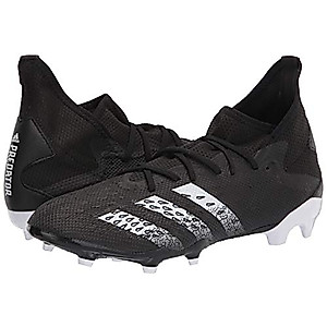adidas Predator Freak .3 Firm Ground Soccer Shoe (mens) Black/White/Black 9.5