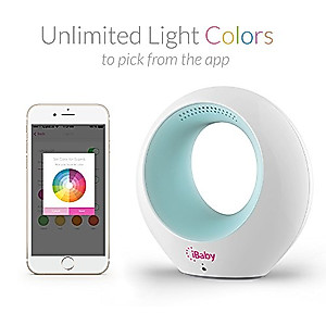 iBaby Air Smart Baby Audio Monitor, Temperature & VOC Detector, White, Small