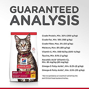 Hill's Science Diet Dry Cat Food, Adult, Chicken Recipe, 7 lb. Bag