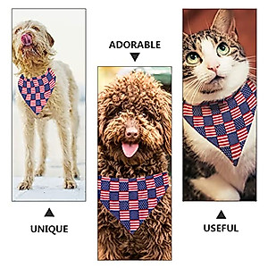 ABOOFAN 4th of July 4th of July pet Headband Holiday Dog Bandana Patriotic pet Costume Pet Costume Anmerican