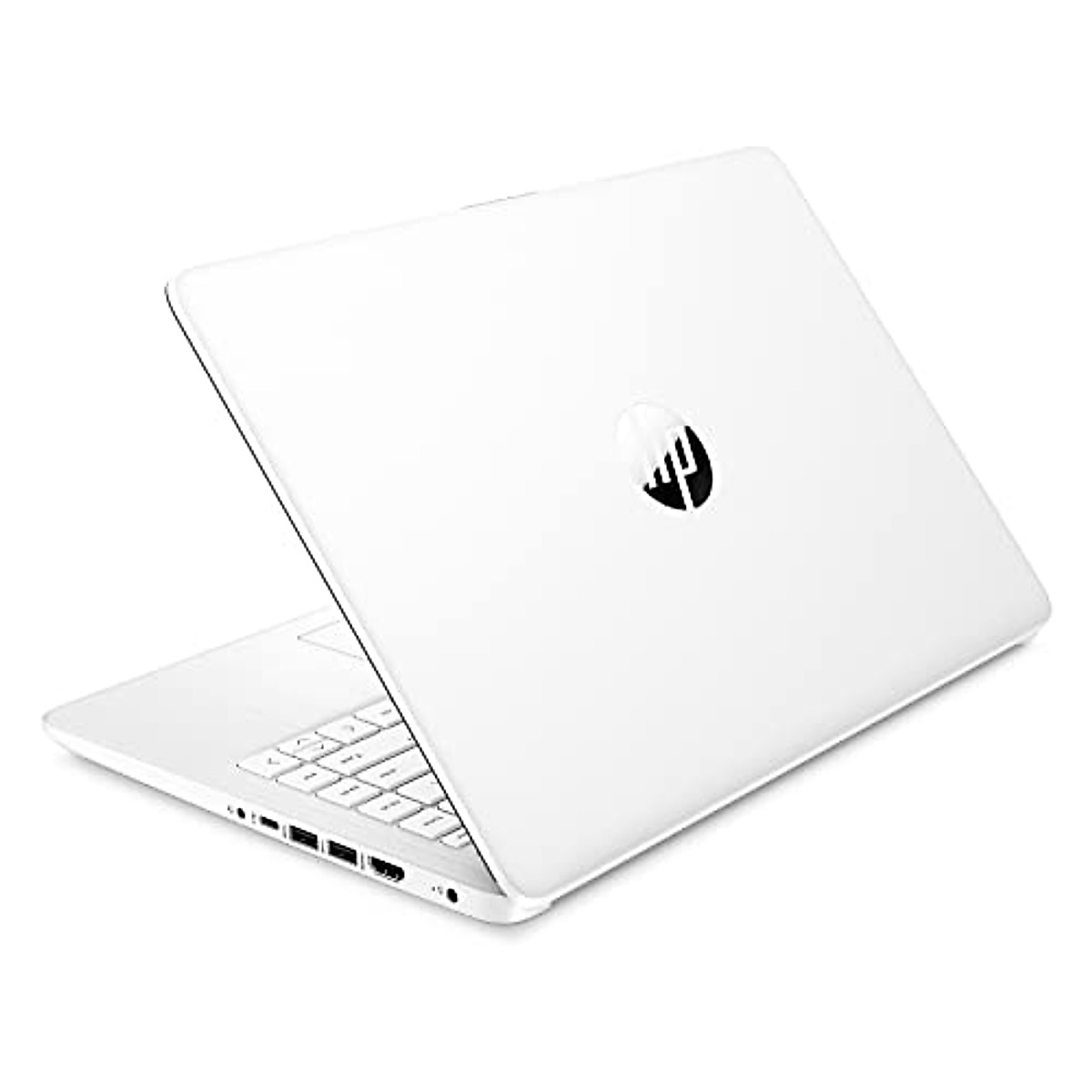 HP 14z-fq000 Home & Business Laptop Snow White (AMD 3020e 2-Core, 8GB RAM, 128GB SSD, AMD Radeon, 14.0" HD (1366x768), WiFi, Bluetooth, Webcam, 2xUSB 3.1, 1xHDMI, SD Card, Win 11 Home) with Hub