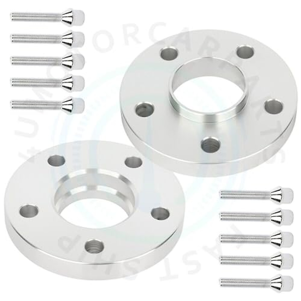 Replacement Parts for Fits Mercedes 2Pcs 20mm Thick 5x112 66.6mm 12x1.5 Studs Wheel Spacers Adapters Mod-GS988-1246
