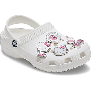 Crocs Jibbitz 5-Pack Hello Kitty and Friends Sparkly Shoe Charms, Jibbitz Shoe Charms, Sanrio Crocs Charms