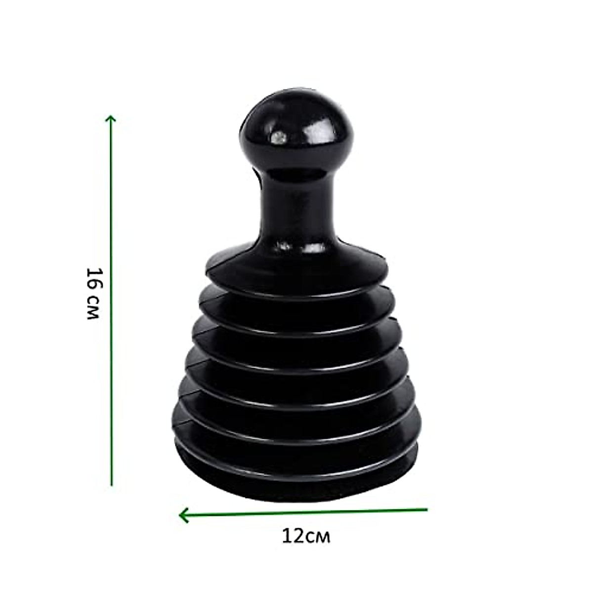 Plunger Mighty Tiny Plunger Designed for Bathroom Kitchen Sinks, Perfect for RV’s. Unclogs Fast & Easy , Black Sink and Drain Plunger for Bathrooms, Kitchens, Sinks, Baths and Showers. Small Powerful