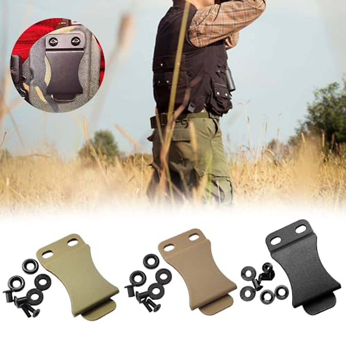 K Sheath Waist Clip Making Scabbard Clip K Sheath Accessories For Sheath Tool Waist Clip With Screws