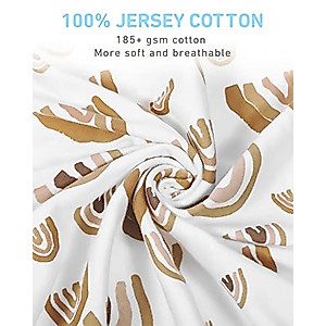 Babebay 2 Pack Crib Sheets and 2 Pack Changing Pad Cover Bundle