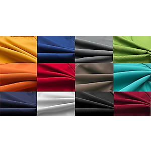 COUCHPATITO Water Resistant Outdoor Durable Canvas Polyester Fabric Patio Chair Bench Cushion Covers with Ties (2 Covers Pack) (Navy Blue, 48"x18"x3")