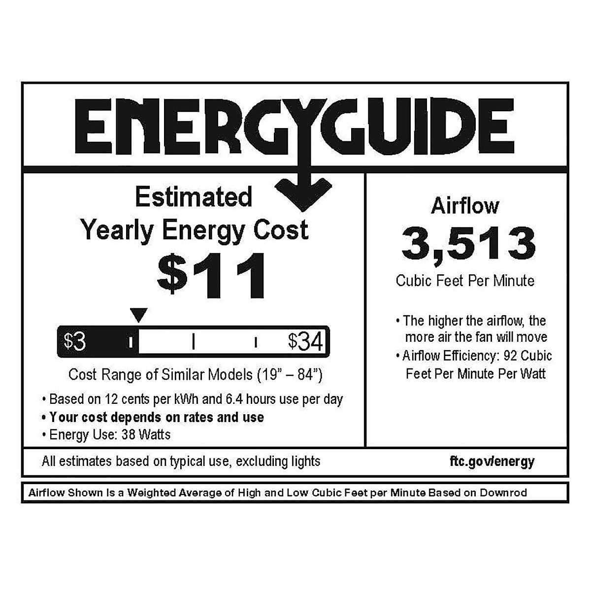 Hinkley Metro 52" Indoor Dual Mount Ceiling Fan with No Light - Traditional Style, Reversible Wooden Fan Blades - Matte Black - Remote Sold Separately
