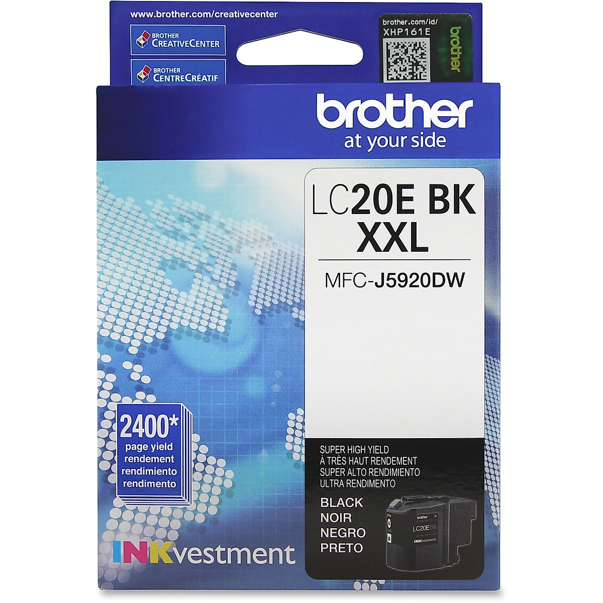 Brother LC20EBK Super High Yield Black Ink Cartridge