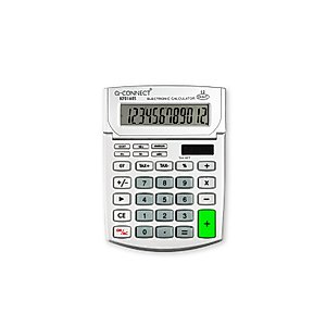 Q Connect 12-Digit Semi-Desktop Calculator