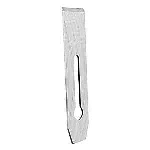 Bench Plane Blade, High-Carbon Steel Carpentry Woodwork Hand Planer Blade, Replacement Woodwork Planer DIY Tool - Silver White(Width-51MM)