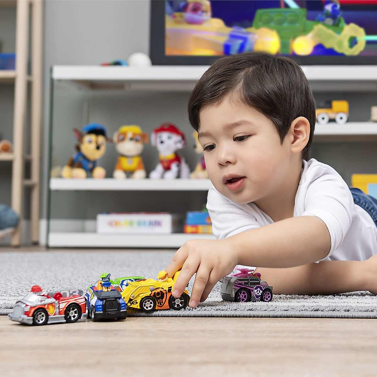 Paw Patrol, True Metal Classic Gift Pack of 6 Collectible Die-Cast Vehicles, 1:55 Scale