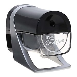 Westcott iPoint Curve Axis Electric Heavy Duty Pencil Sharpener (15512), Single