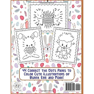 Easter Basket Stuffers: Easter Dot to Dot Activity Book for Kids Ages 4-8: Connect the Dots Puzzle Book with Easter Themes to Paint Cute Illustrations ... and More! (Easter Basket Stuffers for Kids!)