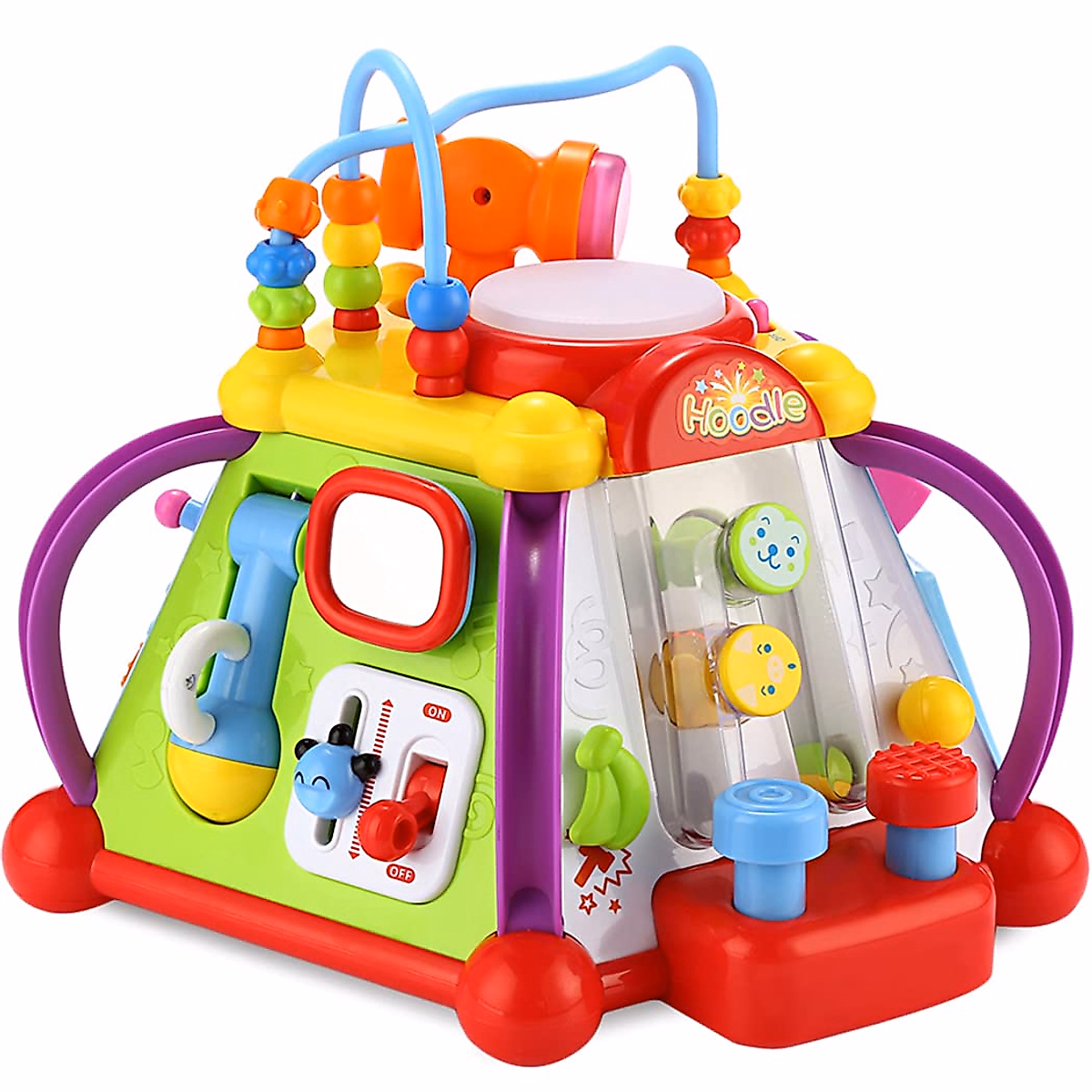 Liberty Imports 15-in-1 Musical Activity Cube Educational Game Play Center Baby Toddler Toy with Lights and Sounds for Early Learning and Development