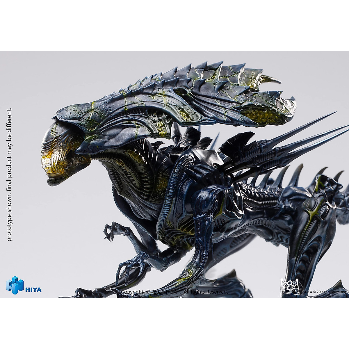 Hiya Toys Alien vs. Predator: Battle Damage Alien Queen 1:18 Scale Action Figure, Multicolor
