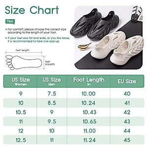 Eohsnem Foam Runner Shoes for Women Men, Hollow Cloud Slippers Lightweight Slip-On Walking Sneakers Breathable Soft Beach Sandals