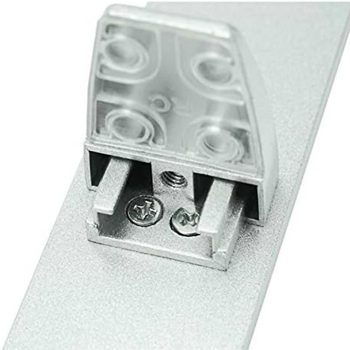 Pomojonbi Sneeze Guard Clamp Bracket, T-Shaped Desk Partition Clamp with Freestanding Base for Organic Glass or Acrylic Panel