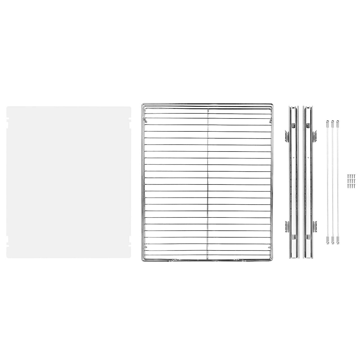 VEVOR 14"W x 21"D Pull Out Cabinet Organizer, Heavy Duty Slide Out Pantry Shelves, Chrome-Plated Steel Roll Out Drawers, Sliding Drawer Storage for Home, Inside Kitchen Cabinet, Bathroom, Under Sink