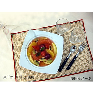 Microwave Dedicated Dream Tajin Pot (Corner) 7.9 inches (20 cm) Glass Lid, Yellow Dot ID-21-22