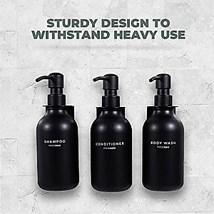 MaisoNovo Shampoo Dispenser for Shower Wall 3 Chamber, Soap Holder for Shower Wall, Self-Adhesive Wall Mount Toothbrush Holder, (3 Bottles, 2 Razor Holders, 1 soap Holder)