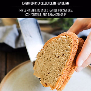 Zelite Infinity 6 Inch Chef Knife - Professional Kitchen Knife with Japanese AUS-10 Super Steel 67-Layer & Tsunami Rose Damascus Pattern; Razor Sharp Cutting Knife, Chef's Knife