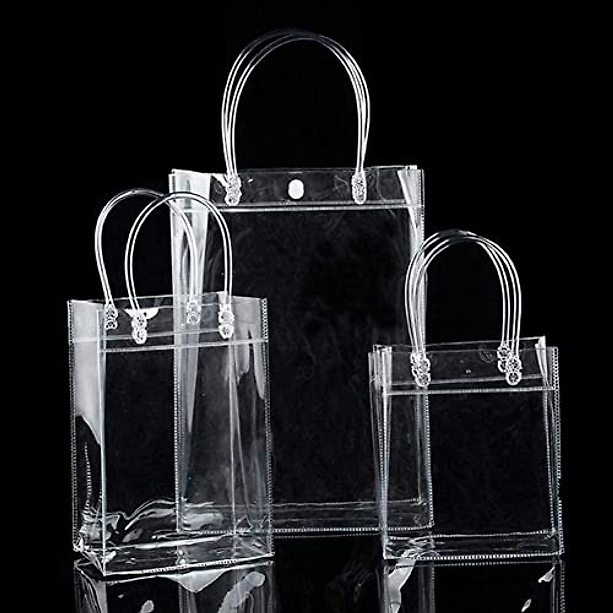 New Hot Summer Autumn Transparent Shoulder Handbag Bag For Women Trend Fashion Fashion Bag Clear Accessories Jelly PVC Tote