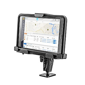 ARKON Mounts - Locking Aluminum Tablet Mount | Unmatched Security | Adjustable Tablet Stand with Key Lock for E-Log | Versatile Compatibility | Fits Tablet 7-10 Inches including Ipad and Galaxy Series