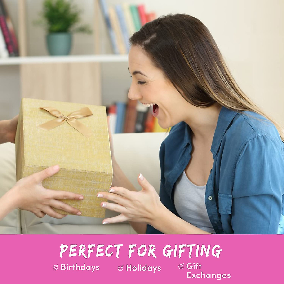 yongjoy Sister Gifts from Sisters,Gifts for Sister,Birthday Gifts for Sister,Sister Makeup Bag Gift,Love You Sis