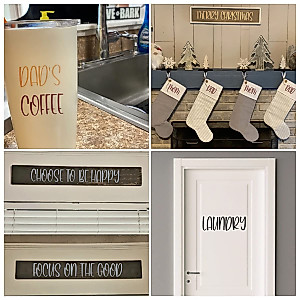 1 Inch Alphabet Letter Stencils for Painting - 42 Pack Letter and Number Stencil Templates with Signs for Painting on Wood, Reusable Letters and Numbers Stencils for Chalkboard Wood Signs & Wall Art