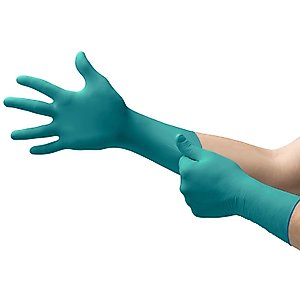 Microflex 93260090 Glove, Nitrile/Neoprene, Chemical Resistant, Powder-Free, 12", L