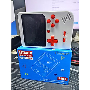 SUPGOLD 600 in 1 Handheld Game Console, Portable Retro Mini Game Player, 3.5-Inch Color Screen Handheld Gameboy, Support TV& Two Players 5000mAh Rechargeable Battery, Gift for Kids and Adults-Red