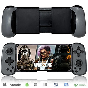 arVin Mobile Gaming Controller for iPhone, Android with Phone CASE Support, Wireless Gamepad for iPhone/iPad/Samsung/Tablet/Switch/PS4/PC - Play Xbox Cloud Gaming/PS Remote Play/Steam Link/GeForce Now