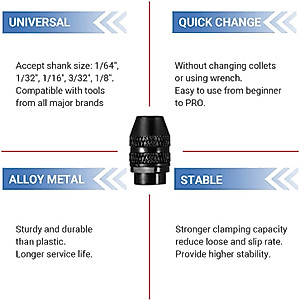 APEXFORGE M0 & M0 Plus Rotary Tool Accessories Kit, 357Pcs + 519Pcs Accessories, Keyless Chuck, 1/8" Diameter Shanks, Universal Fitment for Easy Cutting, Sanding, Grinding, Carving, Drilling, Engravin
