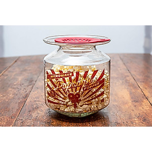 Catamount by Prepara Microwave Popcorn Popper 2.5 Quart Clear