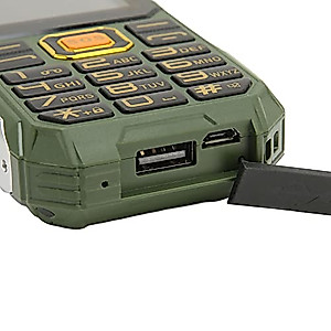 LBEC Unlocked Cell Phone, Unlocked Senior Phone, Stereo Surround Sound, Dual Sim, Messaging (Green)