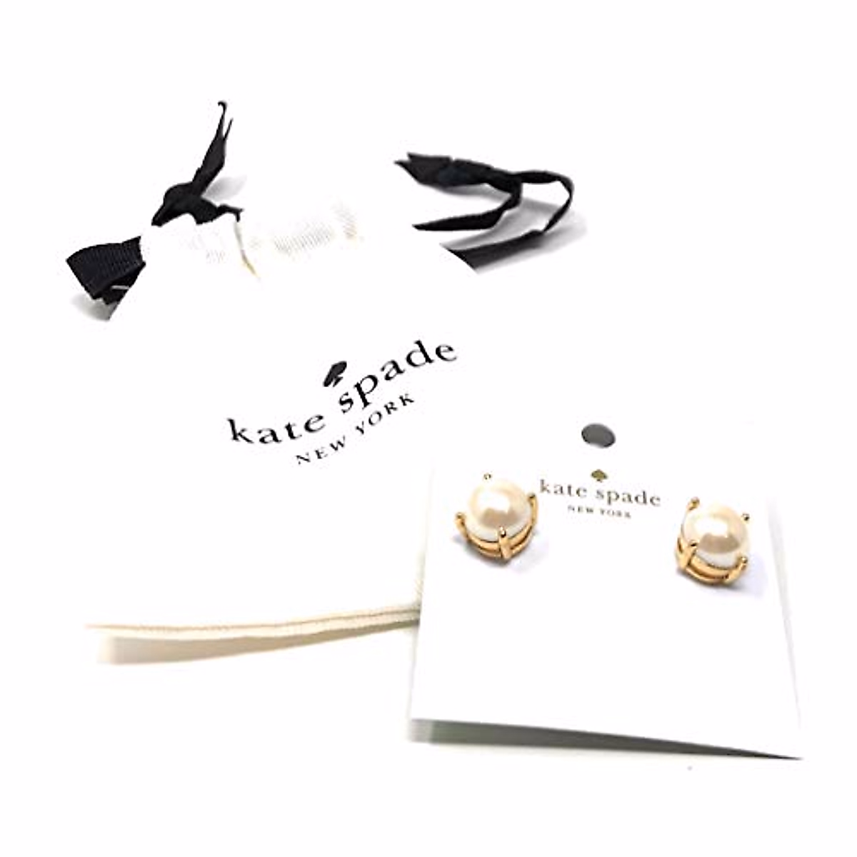 Kate Spade New York Cream Pearl Gold Plated Stud Earrings
