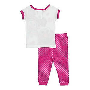 Sesame Street Elmo and Abby Cadabby Girls Pajamas (24 Months, Elmo Abby Pink)