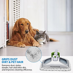 Extolife 10 Pack Steam Mop Replacement Pads for Bissell Powerfresh Steam Mop 1940 1806 1544 2075 2685A 2181 2814 Series, Model 19402 19404 19408 19409 1940A 1940F 1940Q 1940T 1940W B0006 B0017 2075A