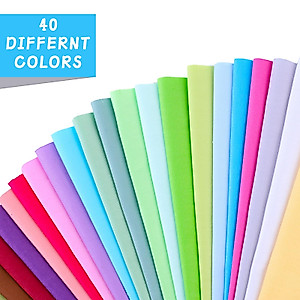 40Pcs 10in x 10in Cotton Fabric DIY Making Supplies Quilting Patchwork Fabric Fat Quarter Bundles DIY for Quilting Patchwork Cushions Cotton Fabric for Patchwork