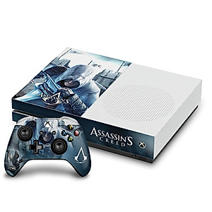 Head Case Designs Officially Licensed Assassin's Creed Altaïr Hidden Blade Key Art Matte Vinyl Sticker Gaming Skin Case Cover Compatible With Xbox One S Console and Controller Bundle