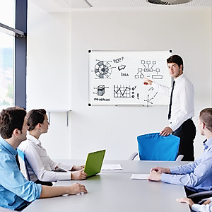 Amazon Basics Magnetic Dry Erase White Board, 36 x 24-Inch Whiteboard - Silver Aluminum Frame