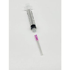 3ml Sterile Syringe 18g x 1 1/2" Blunt Tip Needles - Pack of 10 - Ideal for Accurate Dispensing, Crafting, DIY Projects, and Liquid Handling