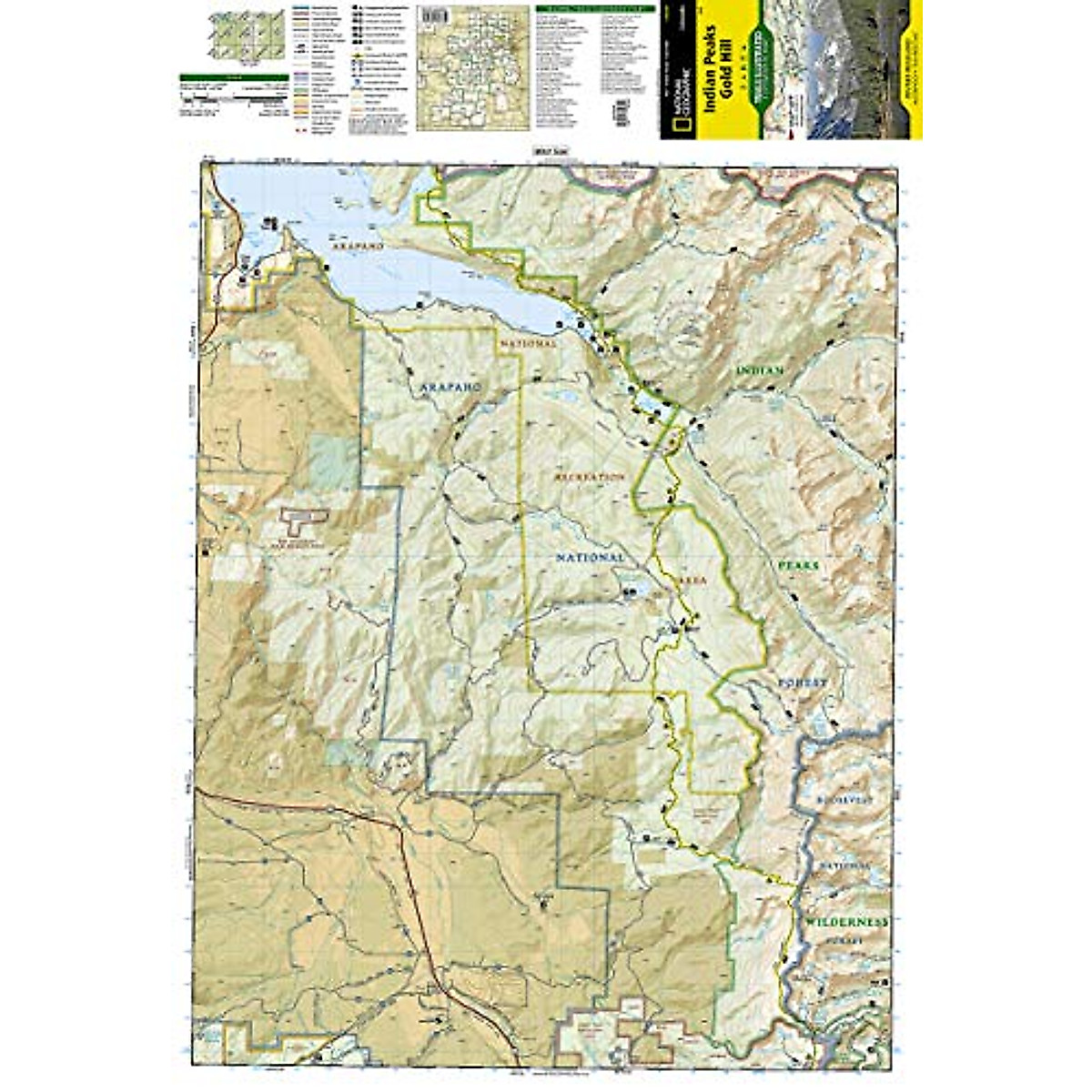 Indian Peaks, Gold Hill (National Geographic Trails Illustrated Map) (National Geographic Trails Illustrated Map, 102)